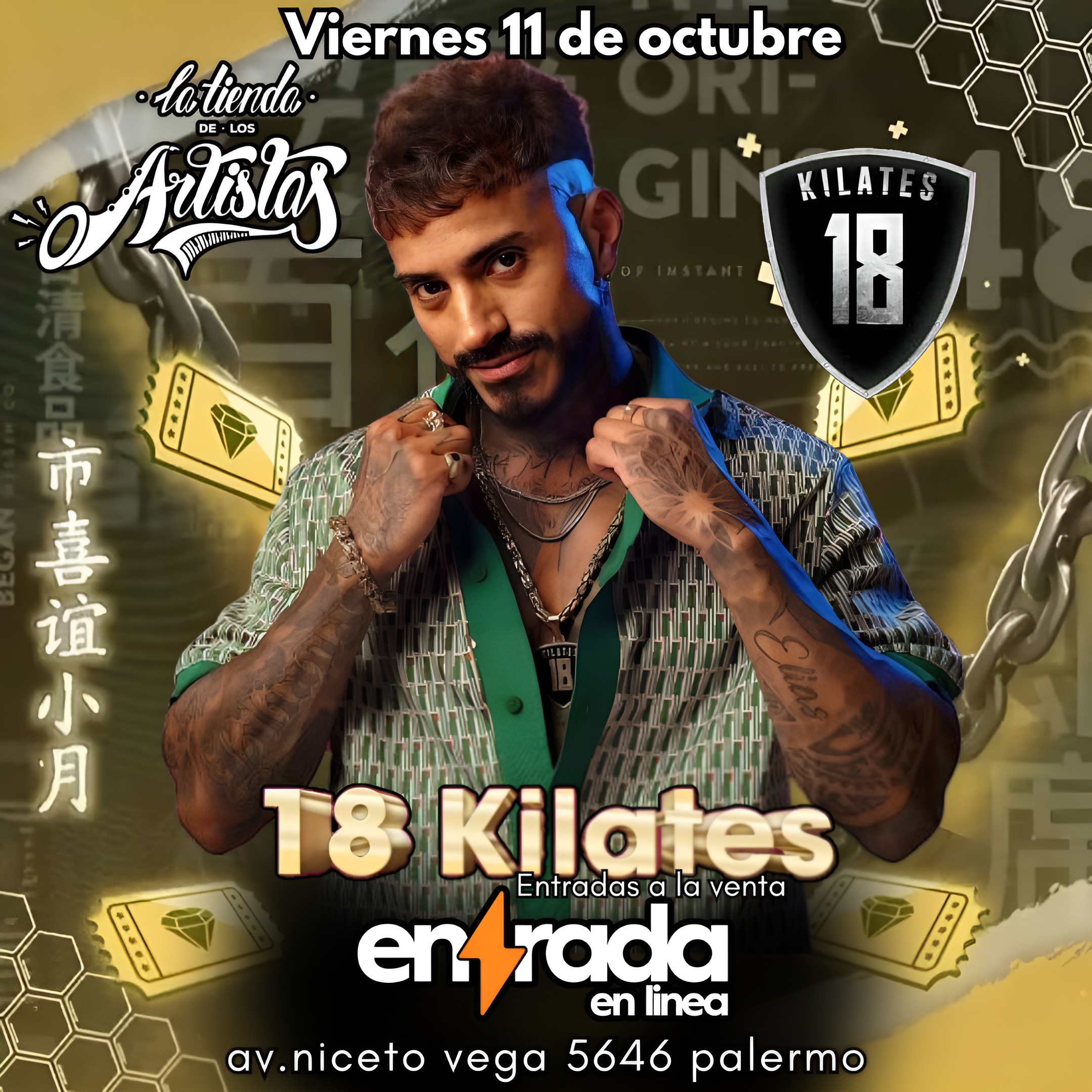 18 KILATES | Entrada en Línea